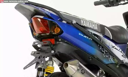 Modifikasi Matic Yamaha Mio ala supermoto adventure turinger