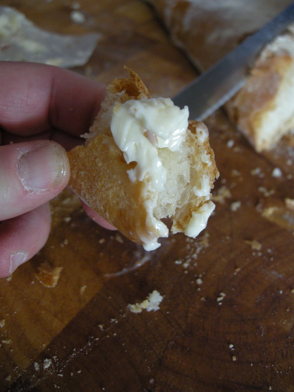 Kitchens Are Monkey Business: Rosie Makes Filone. It's Bread.