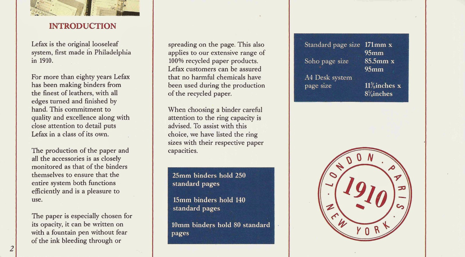 Philofaxy: Lefax 1992 Full Catalogue