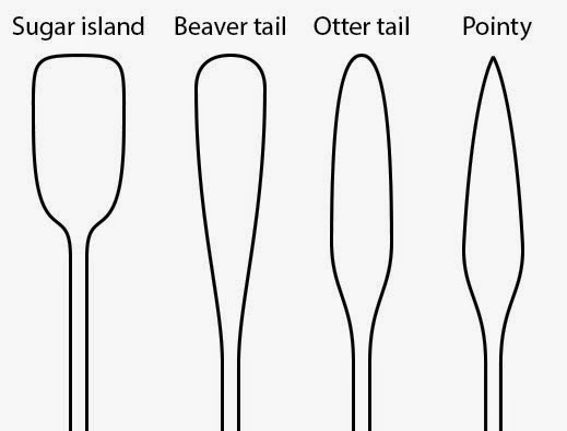 Paddle Reflections: Open canoe paddles 4: The blade