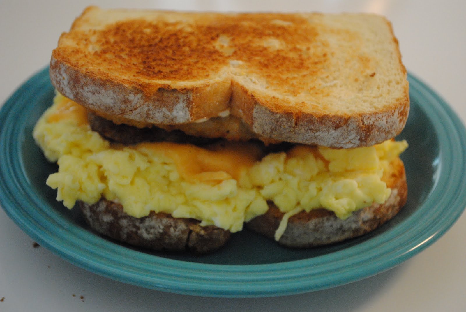 For My Love of Food: Triple-Stacked Breakfast Sammies
