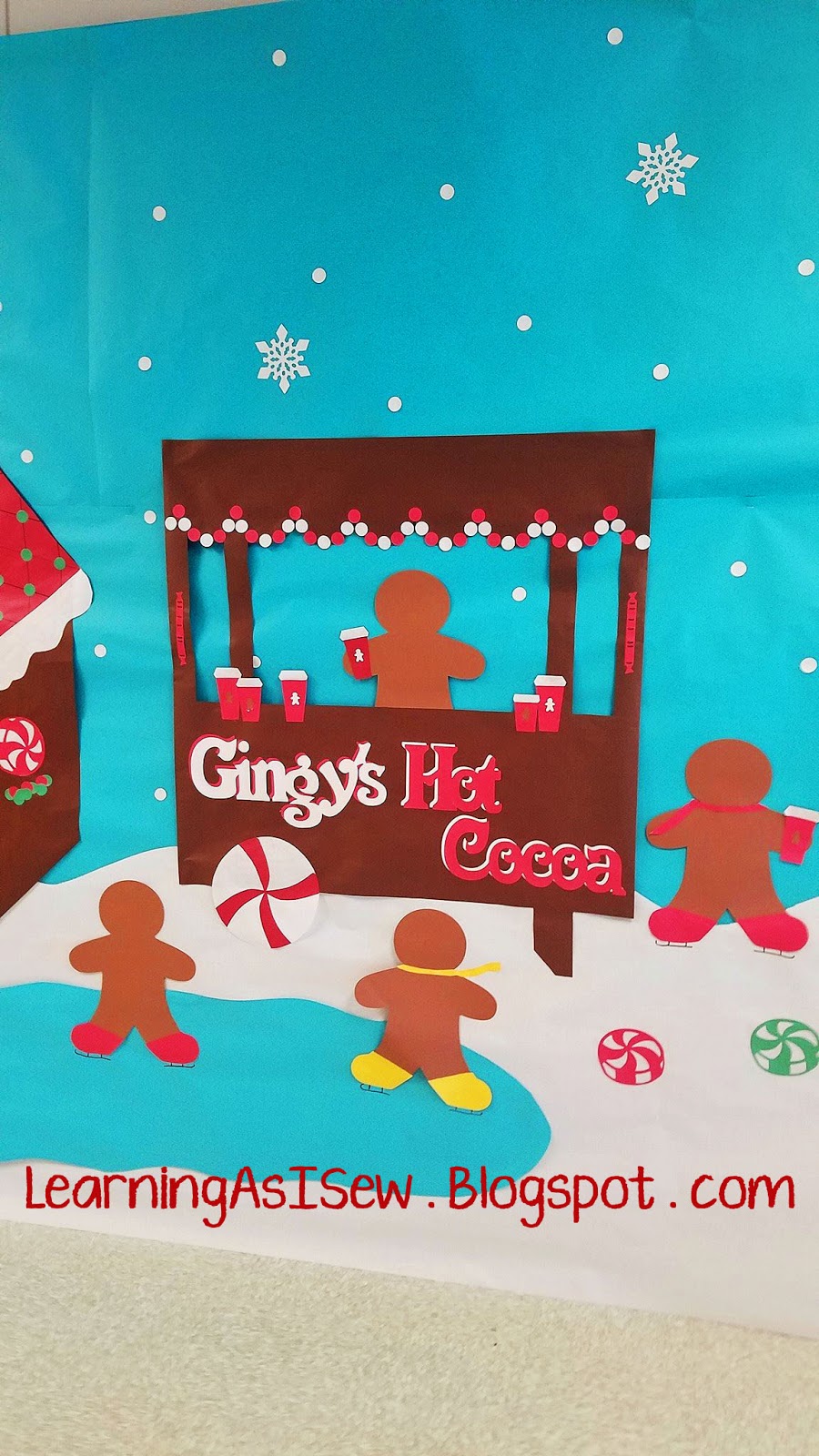 Learning As I Sew...bake, cut, and create: Gingerbread-themed Bulletin ...