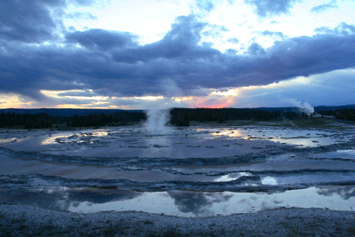 Andy foto natura: Geiser