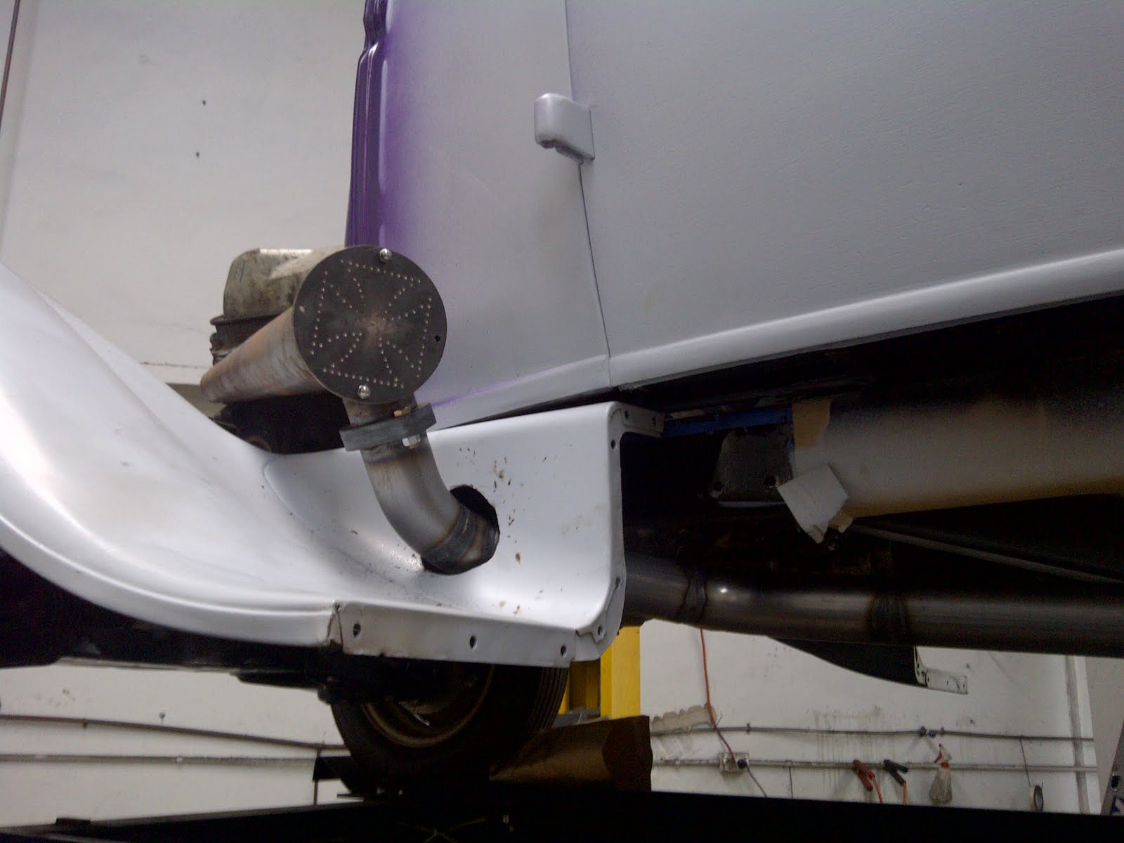 1930 Ford Model A Coupe build up: Exhaust work. 15/09/11