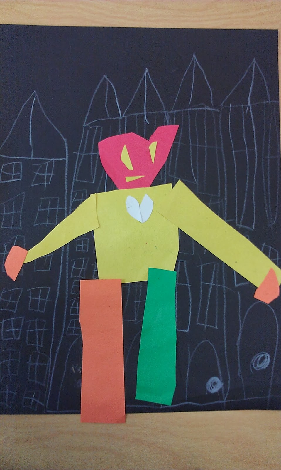 ARTsome! Elementary Art: 1st Grade- Geometric Shape Robots!