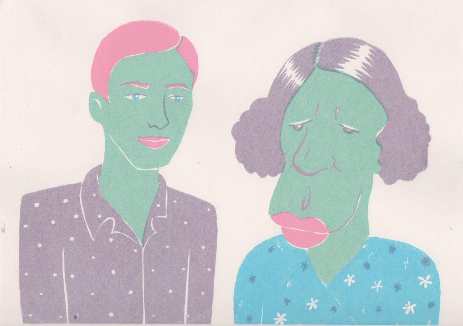 Rosy Wilson (Illustrator lady): Screen prints and edits of Grace ...