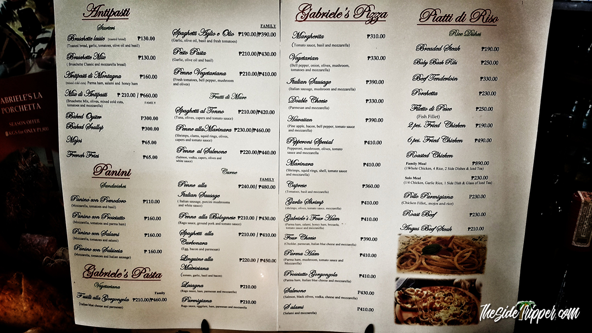 The Side Tripper Photos: Gabriele Italian Restaurant