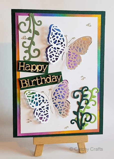 Catchy Crafts: Creative Team Butterfly Greetings Card