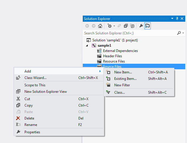 Compile and Run C Program using Visual Studio 2012 Express