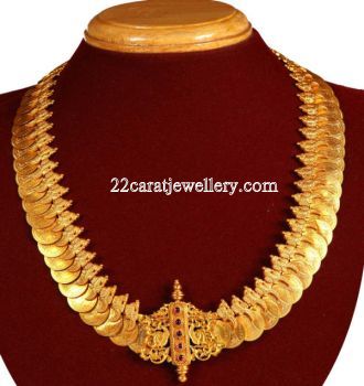 Gold Laxmi Rupu Kasu Mala (Kasu Maalai) Gallery 2 - Jewellery Designs