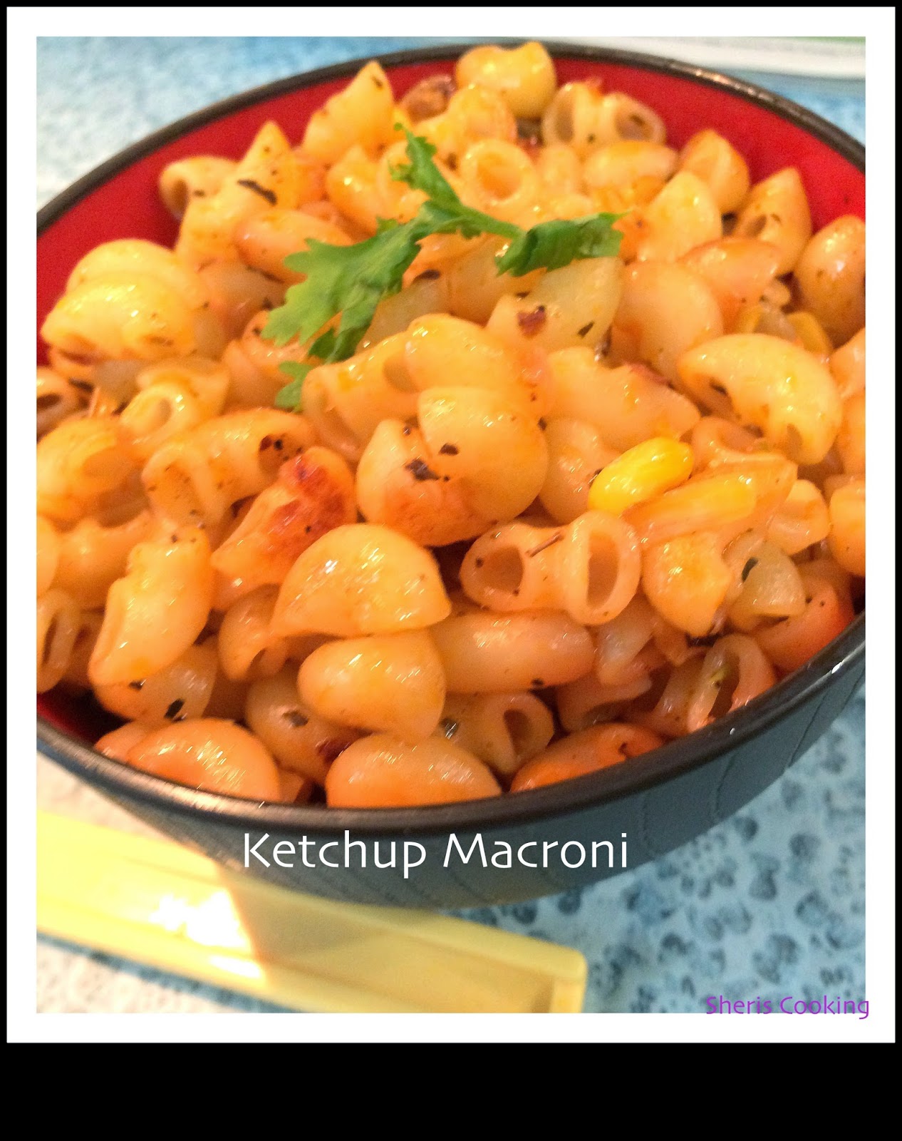 Sheris Cooking: Quick Macaroni Recipe ( Ketchup Macaroni)