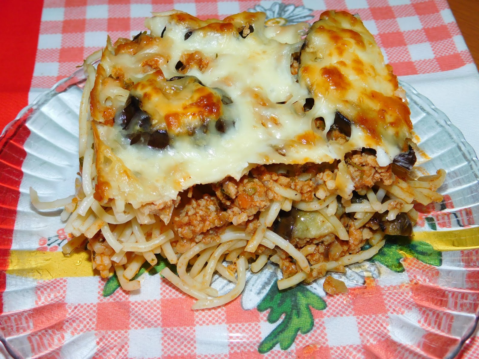 Gerdi süti: Rakott spagetti padlizsánnal