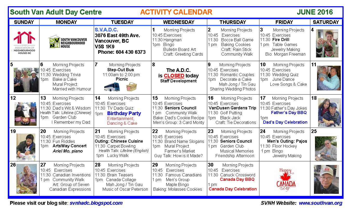 South Vancouver And Beulah Gardens Adult Day Programs South Vancouver And Beulah Gardens Adult Day Programs