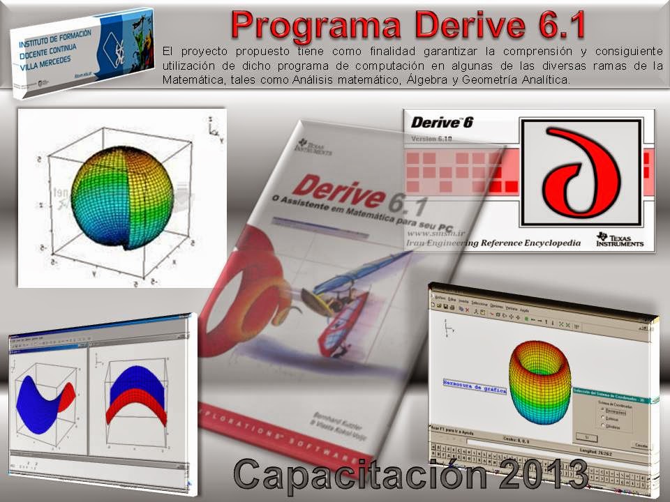 "Programa DERIVE 6.1"