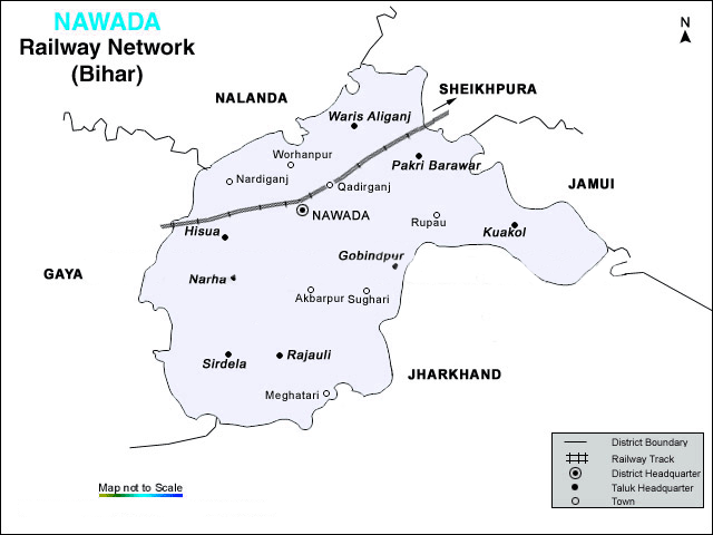 Rail-Map-india: nawada_railway_map