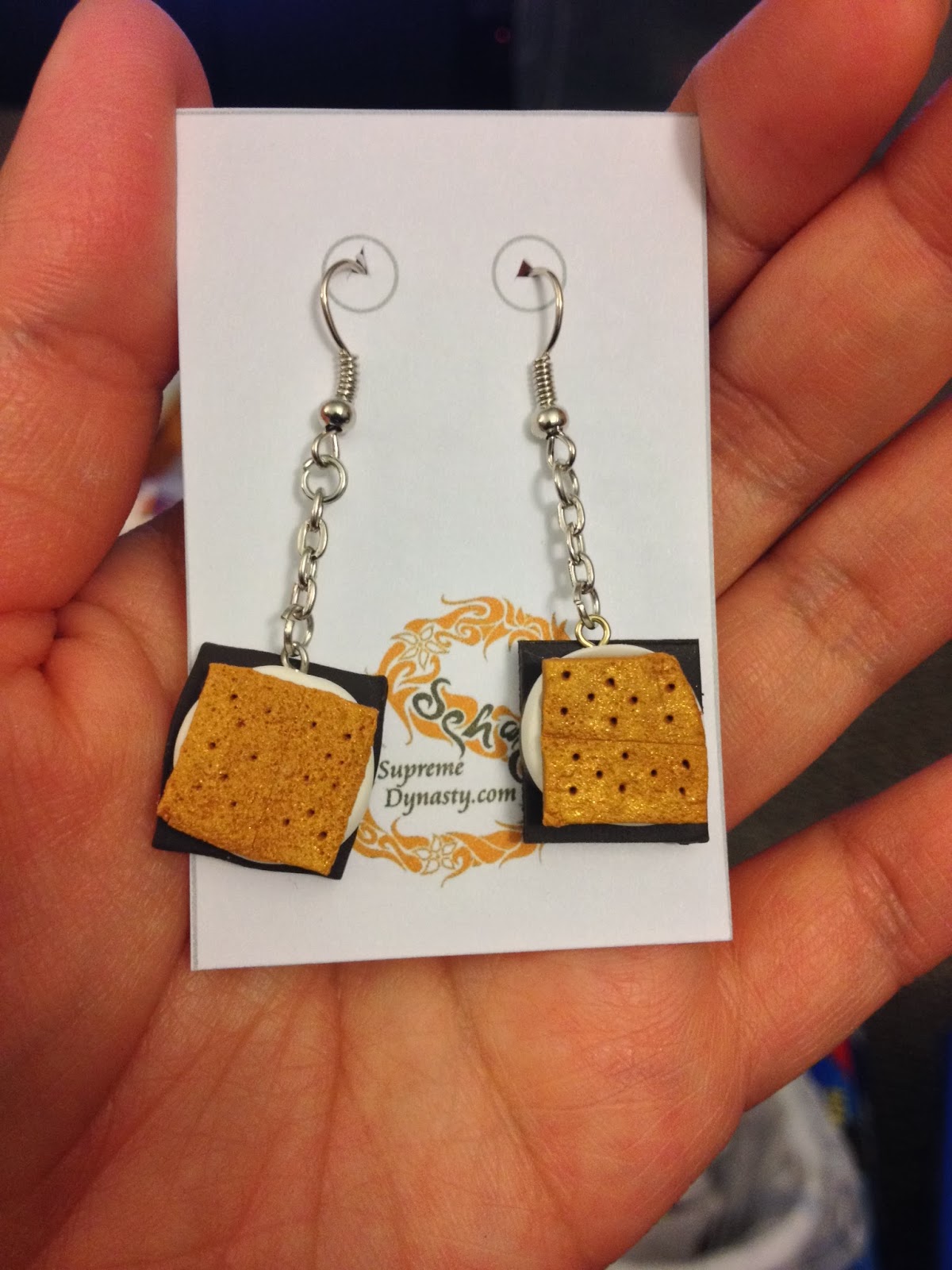 Supreme Dynasty: Russell Stover Smores Charms made with Polymer Clay