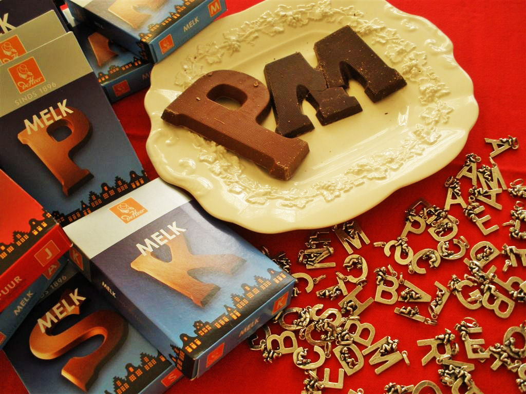MARIETTE'S BACK TO BASICS: {Since 1896 Dutch CHOCOLATE LETTERS - Have ...