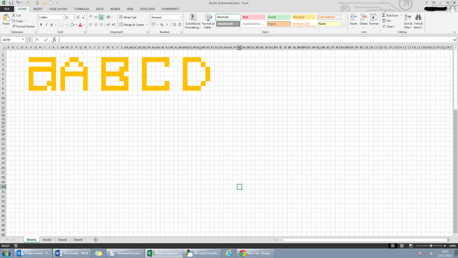 Cool Excel VBA Trick Write Alphabets With Excel cool-excel-vba-trick-write-alphabets-with-excel