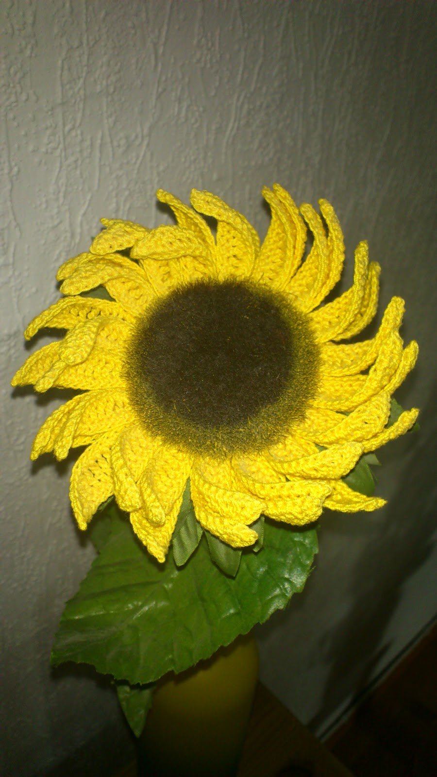 Pysselsnillet: virkad solros