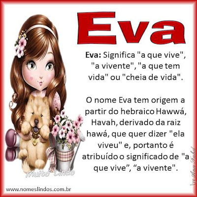 Significado de nomes - Eva - MUITO LINDO📱 Voe alto com Starbet Aviator!