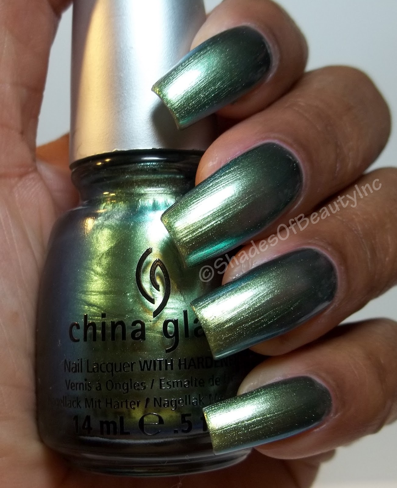 China Glaze New Bohemian Luster Chrome revisited - Shades of Beauty, Inc.