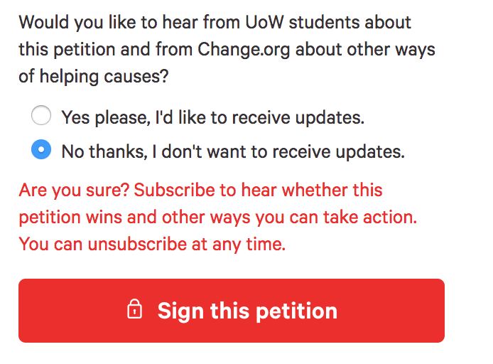 Persuasion and Influence: Are you sure? An example of Just Asking