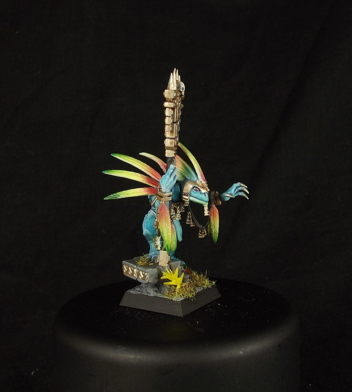 Lizardmen Skink Priest. The Lil' Charmer. ~ LilLegend Commission ...