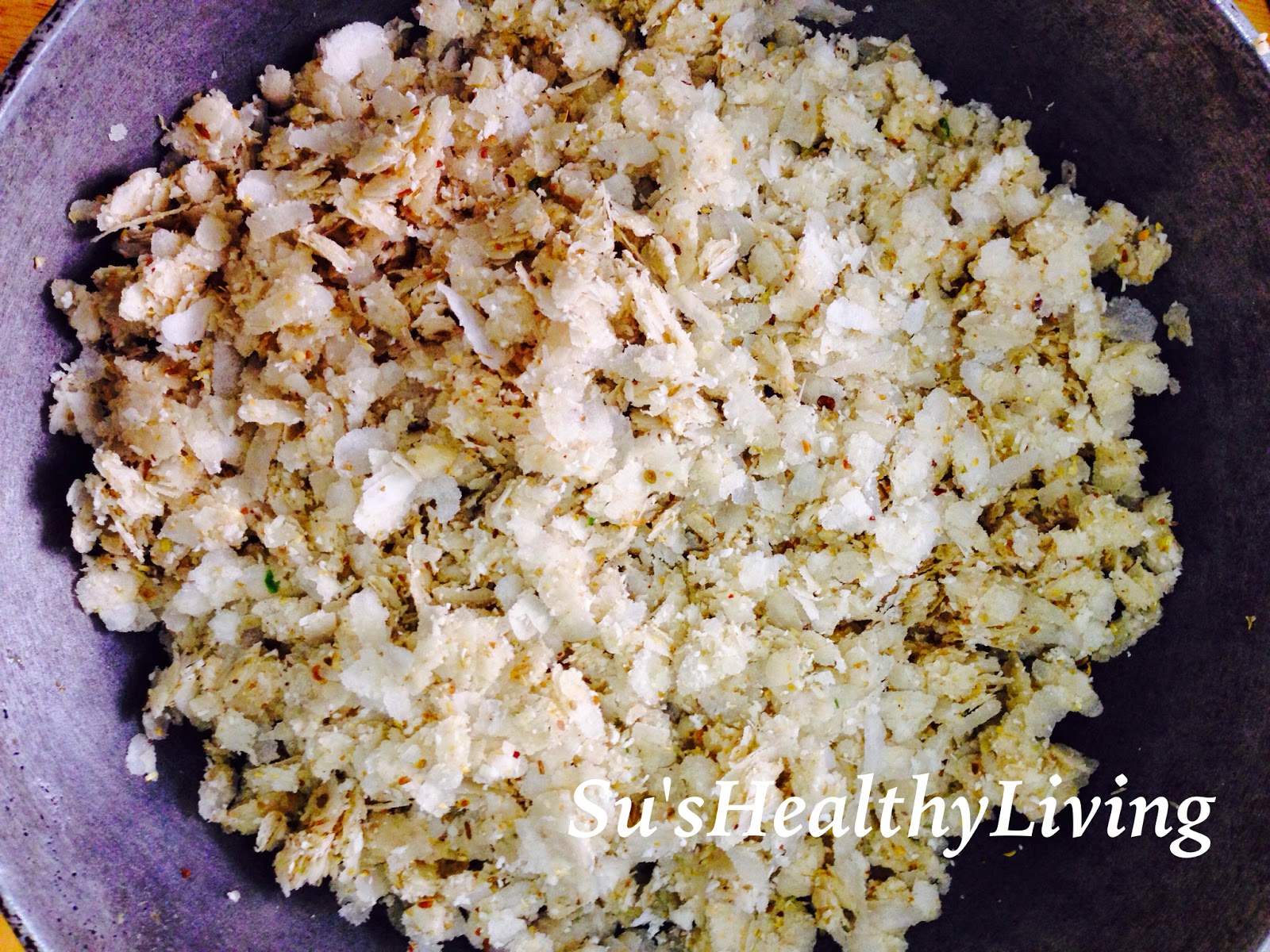 Su'sHealthyLiving: Phova Chutney/Phova Upkari ( Beaten Rice mixed with ...