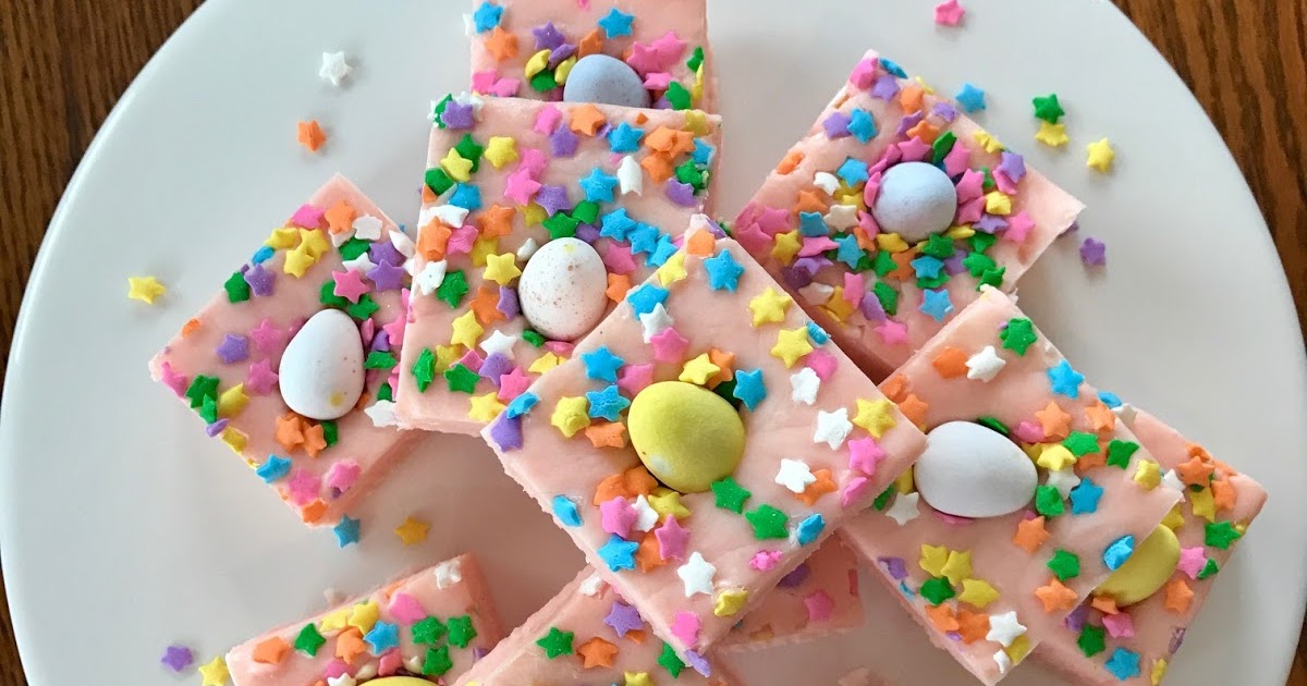 Easter Bunny Fudge #TasteCreations | Our Good Life