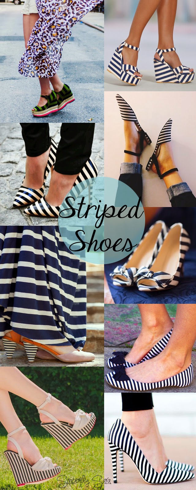 Sincerely, Sara | Style & Books: Lusting: Striped Shoes