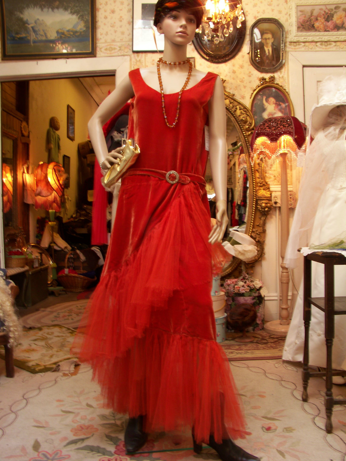 All The Pretty Dresses: Again, RED Late 1920's Gown