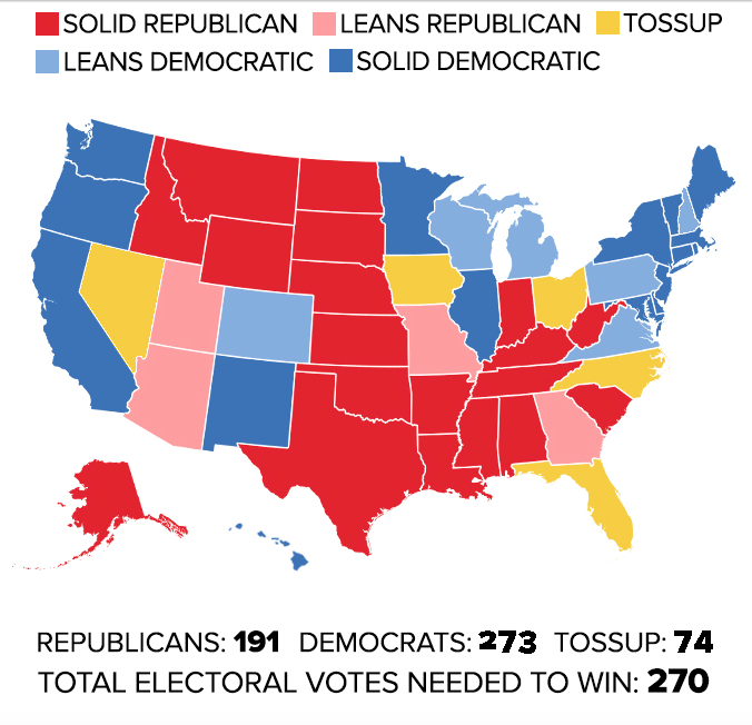 jobsanger: Two New Electoral Maps Show Clinton Winning