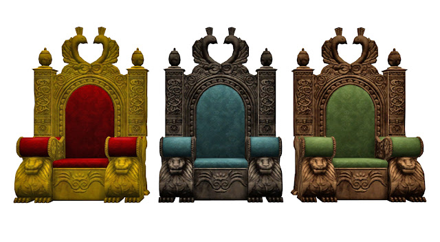 TSM to TS4: Medieval Throne | History Lover's Sims Blog