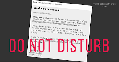 Do Not Disturb (with eMail) ⋆ Work Better, Not Harder