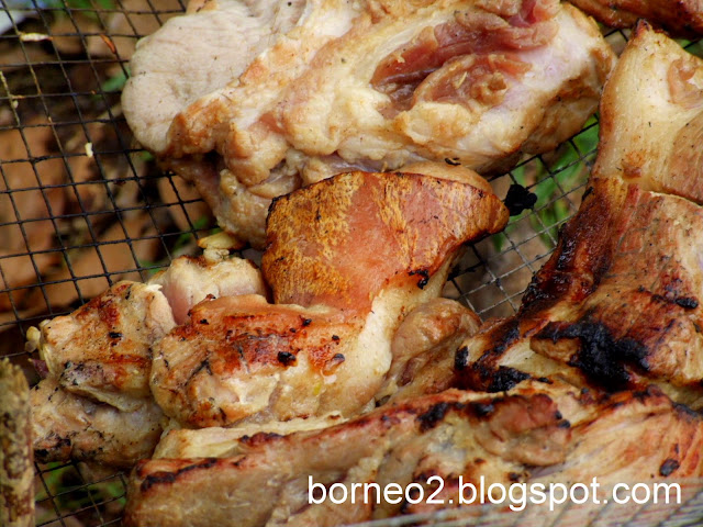 Borneo Island, Awaken To A Different World: Barbecued Pork Meat