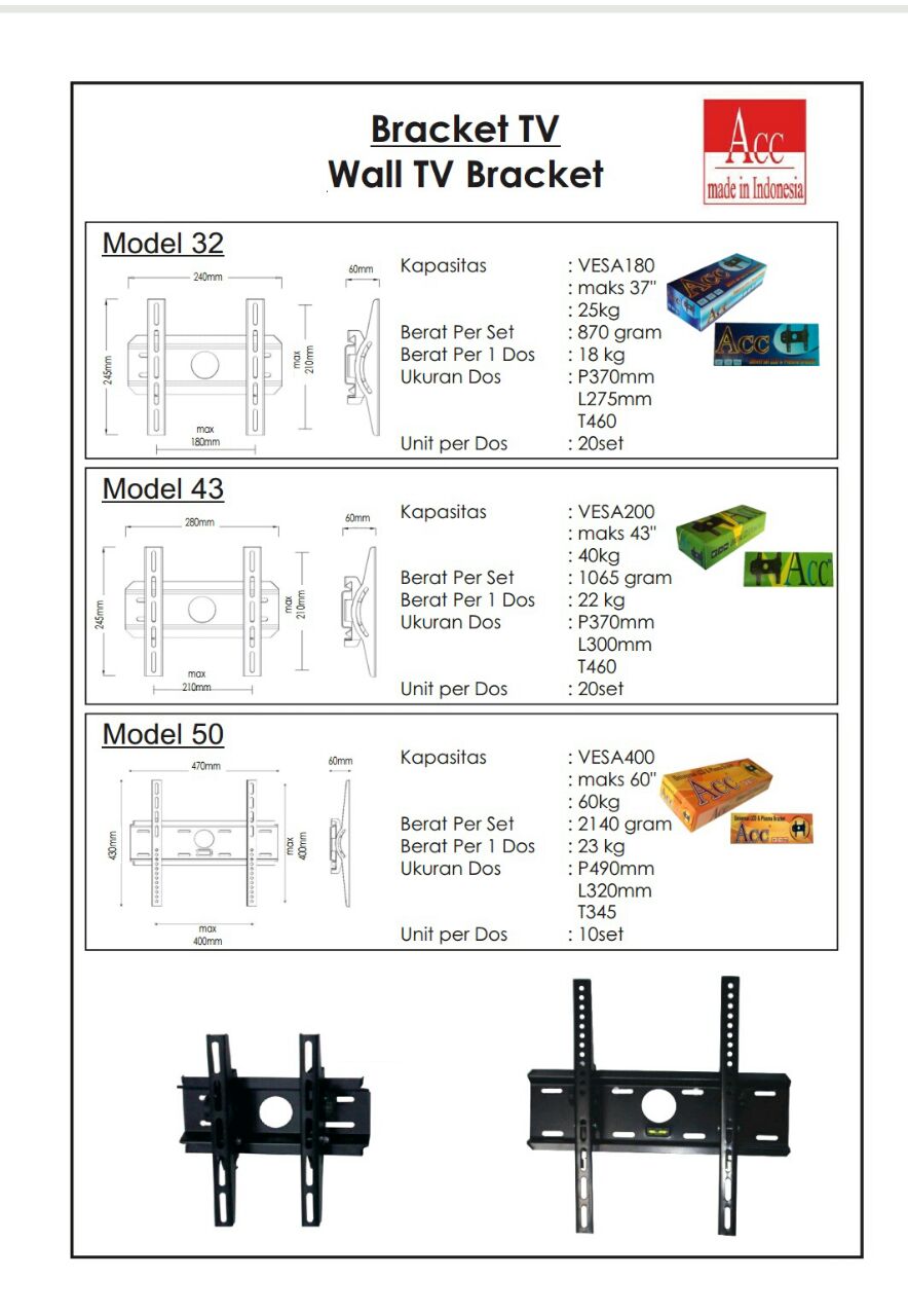 Jual Bracket TV Surabaya