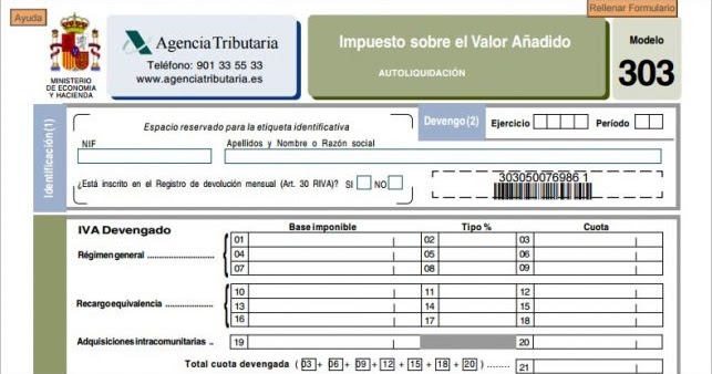 Mundo Laboral por Manuel Calle: ¿Qué es el modelo 303 y para qué sirve ...