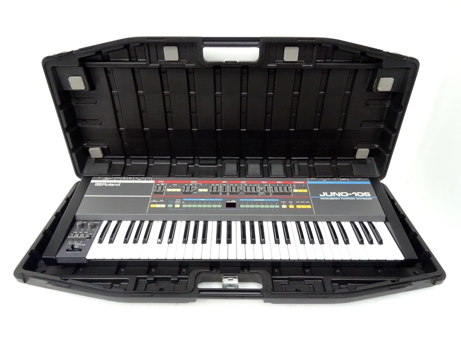 MATRIXSYNTH: Roland JUNO-106 Vintage Analog Synthesizer w/ Orig Case SN ...