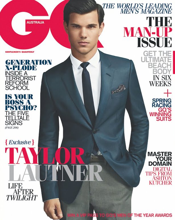 Fashion 4 men: Taylor Lautner Looks Dapper For GQ Australia’s October ...
