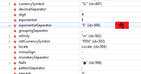 Dato Java: java.lang.numberformatexception: For input string: