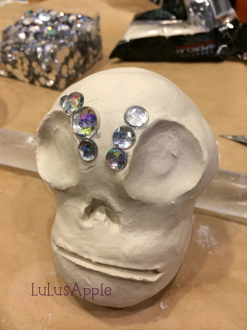 Creative Paperclay® air dry modeling material: Crystal Skull Fun and ...