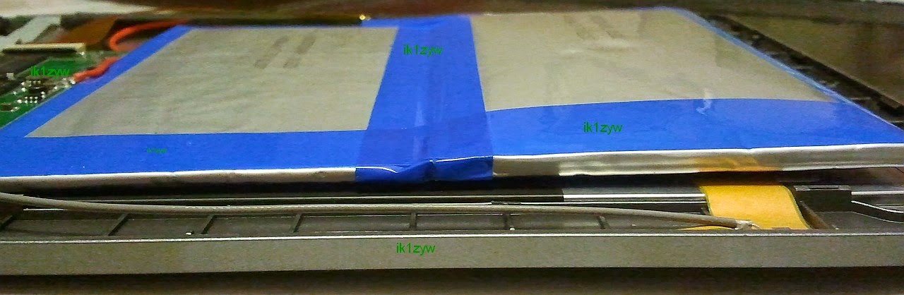 IK1ZYW Labs: Inflated tablet = inflated lithium battery!