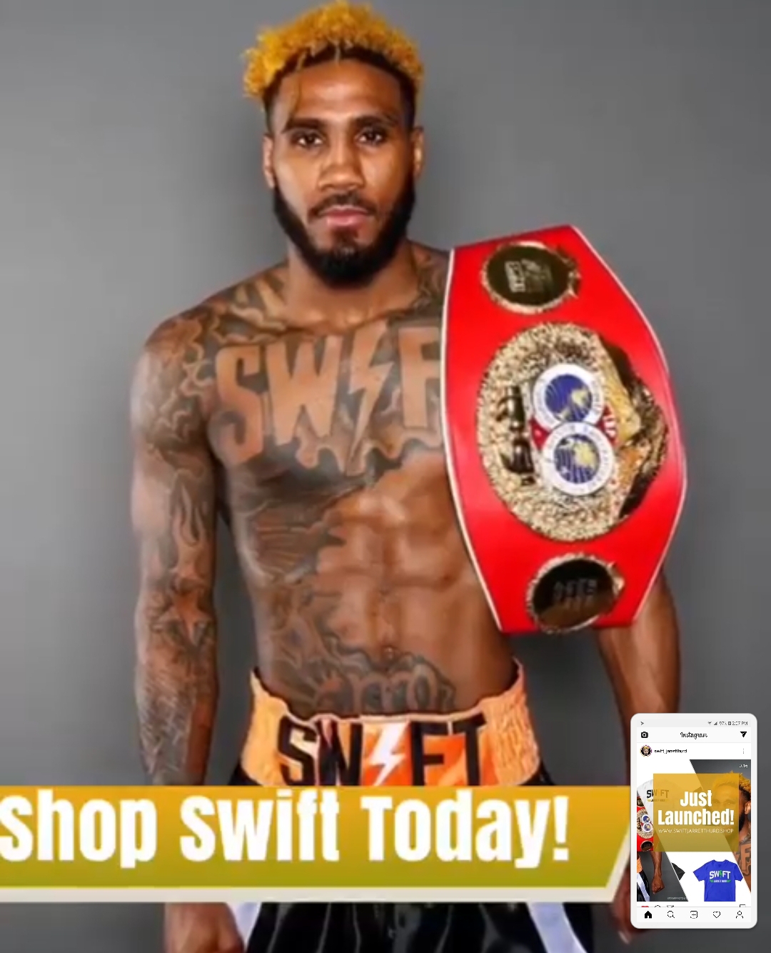 ProAmFightTalk with Juan Marshall: "SWIFT" Jarrett Hurd Apparel Is Now ...