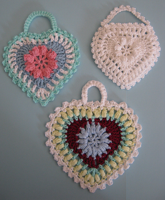 Ergahandmade: Crochet Heart + Diagram + Free Pattern Step By Step