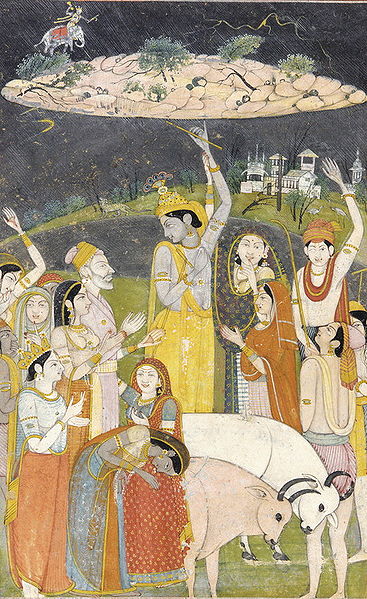 Explained: ‘Krishna pointing at Eid moon’ painting