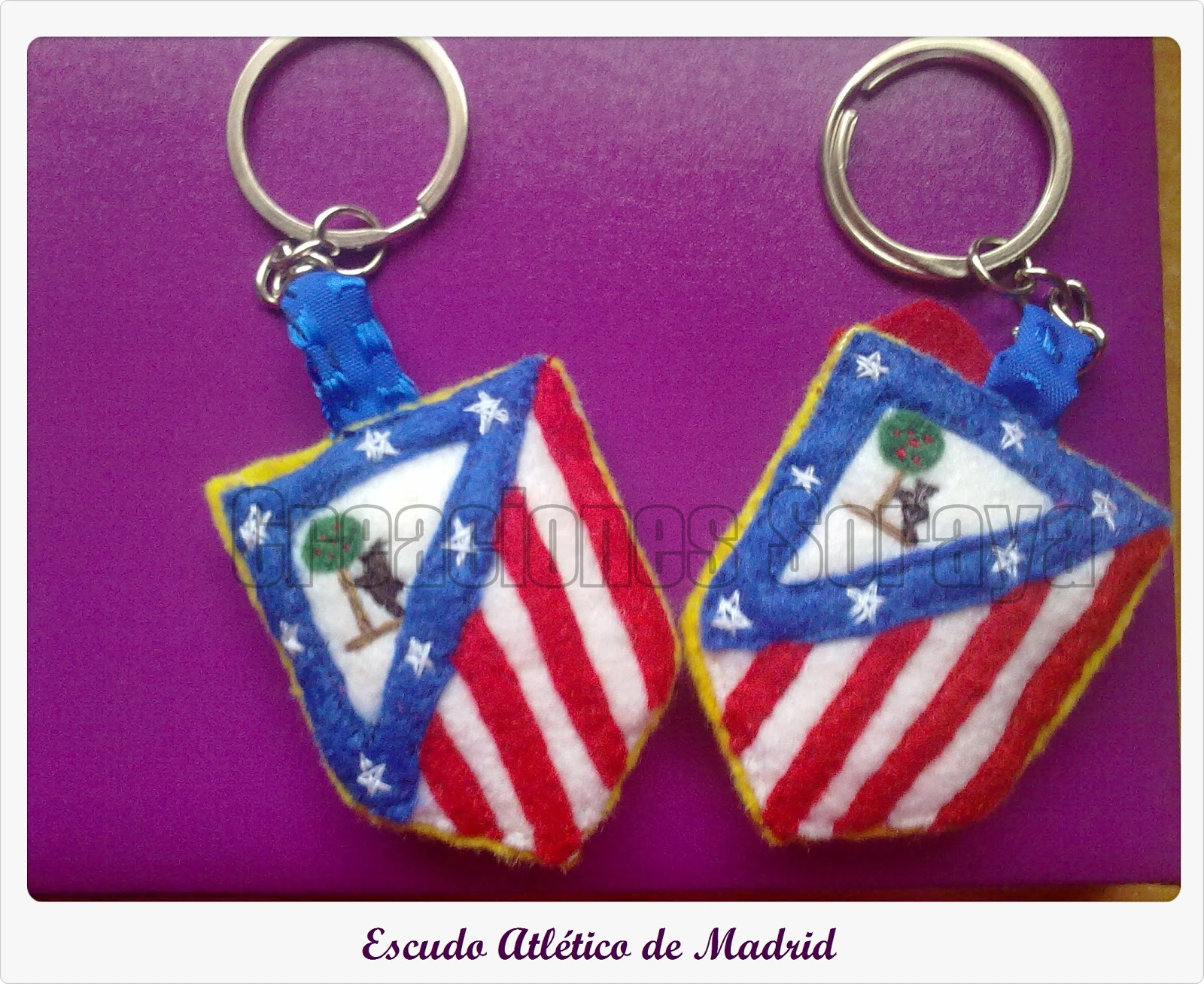 Creaciones Soraya: Llaveros de fieltro