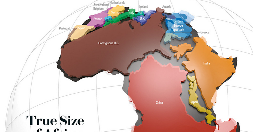 Cartonerd: True Size of Africa - now in three dee!