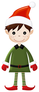 Elves of the Helping Santa Clip Art. - Oh My Fiesta! in english