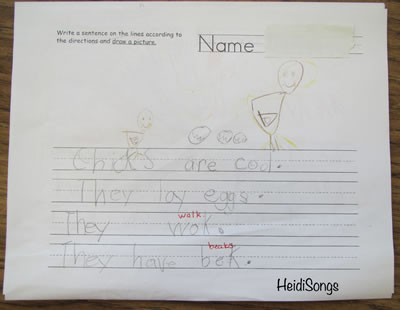 Common Core Based Writing Rubrics and Writing Samples For Kindergarten ...