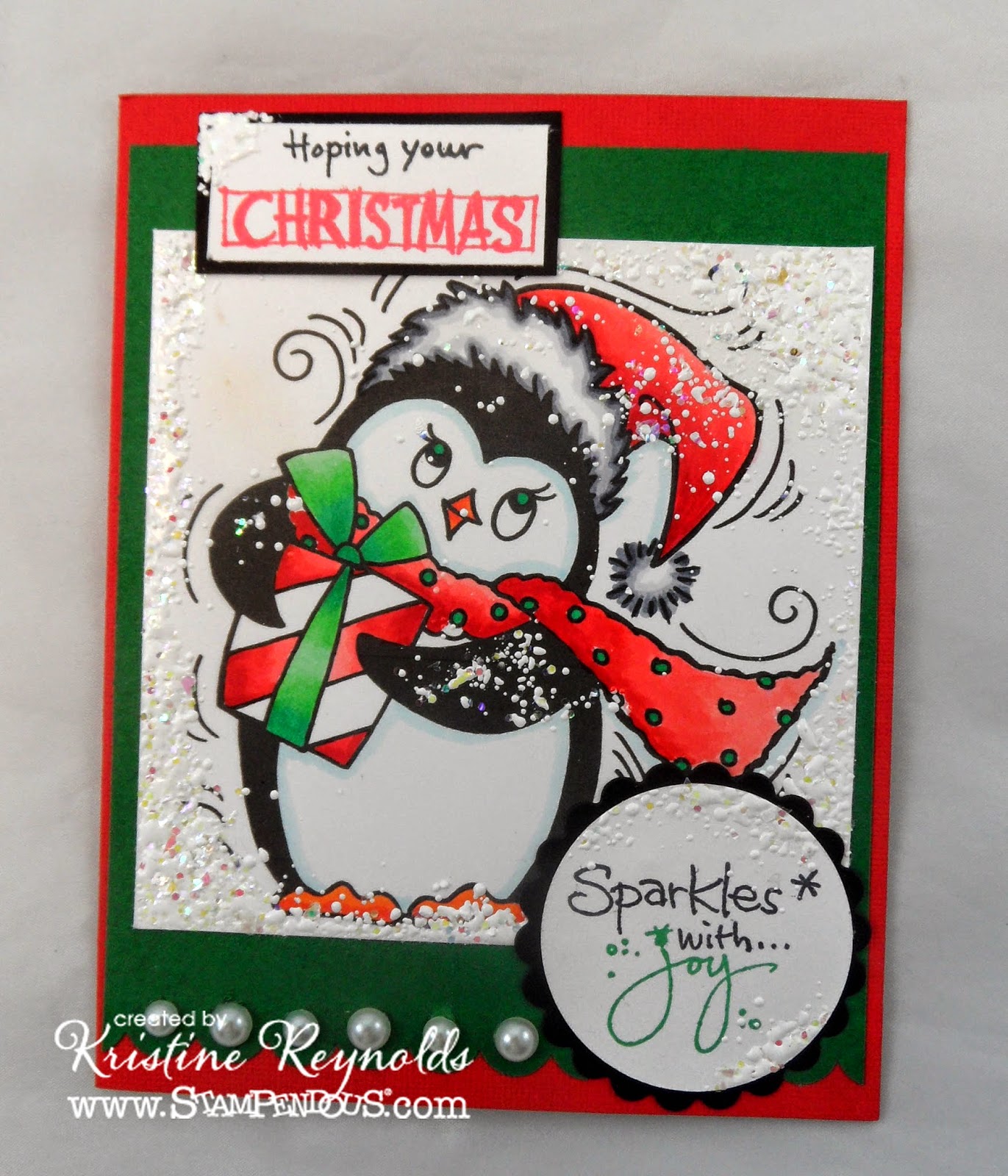 Stamping & Scrapping in California: A Little Christmas in July